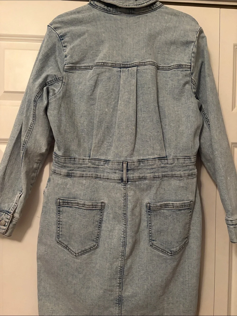 VENUS | Dresses | Venus Light Wash Denim Mini Dress | Poshmark
